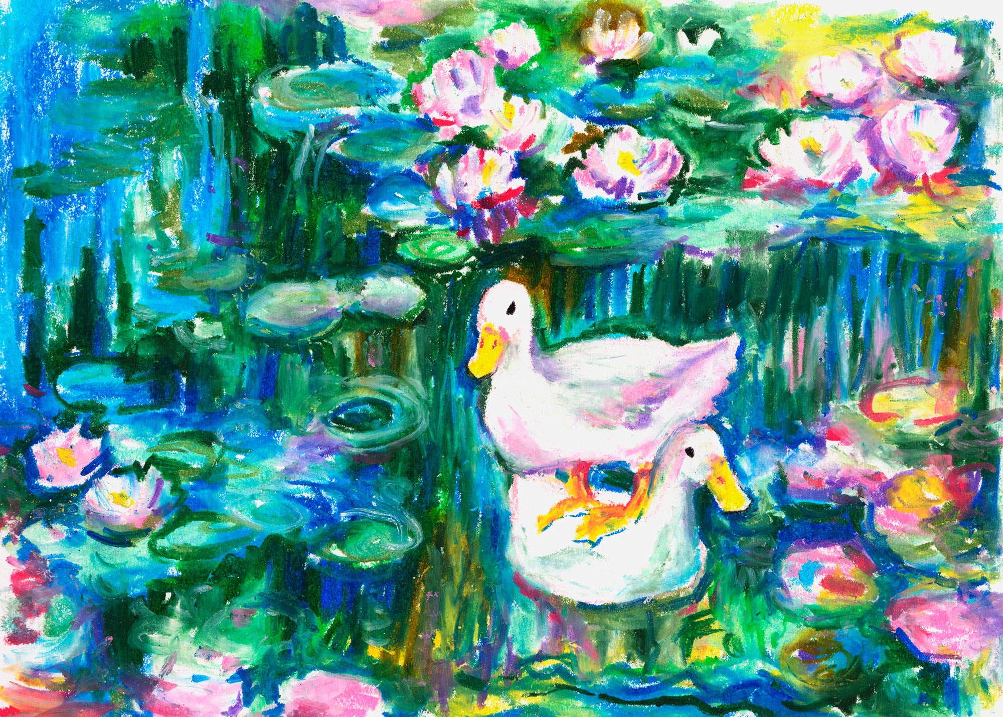 DUCK POND MONET – Happy Ducky Day